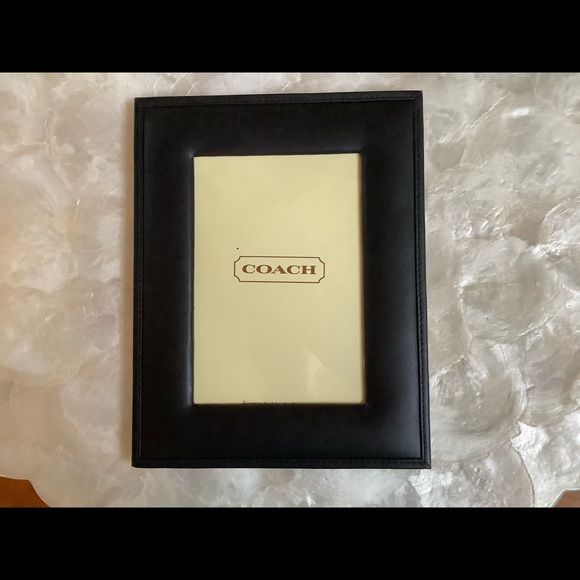 Coach | Other | Coach 4x6 Classic Leather Picture Frame | Poshmark